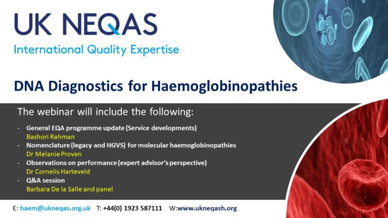Haematology Webinar_30.11.2023 - UK NEQAS